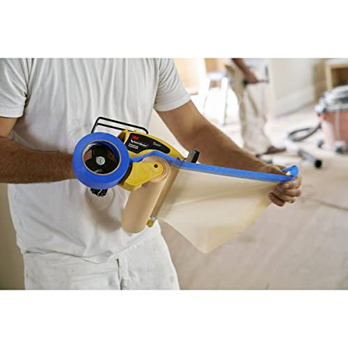 3M Hand-Masker M3000 Tool Painter's Tape and Masking Film Dispenser Kit, 3M Hand Masker Protects Surfaces from Paint Splatters, Includes 12-Inch Blade, Painter's Tape and Masking Film, 1 Kit