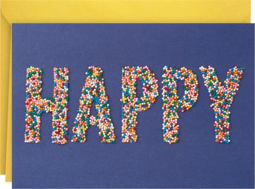 Hallmark Signature Birthday Card (Happy Sprinkles)