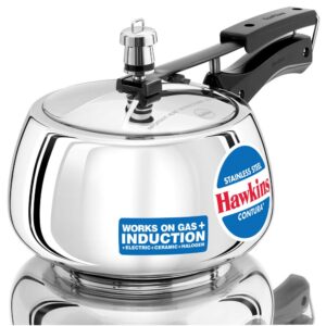 hawkins contura-ssc30 pressure cooker, small, silver