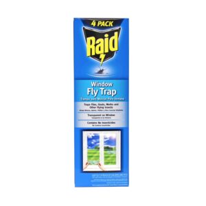 raid window fly traps, 4 traps