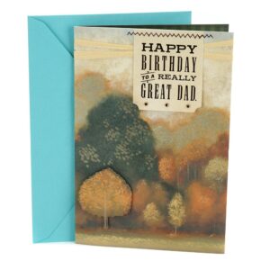 hallmark birthday card for dad (autumn landscape)