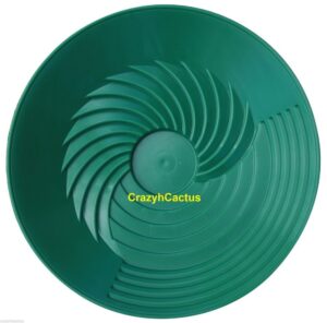 turbopan golden pan green 10" vortex action panning prospecting sluice turbo pan