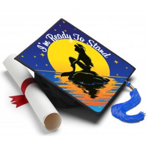 tassel toppers little mermaid - grad cap decorated grad caps