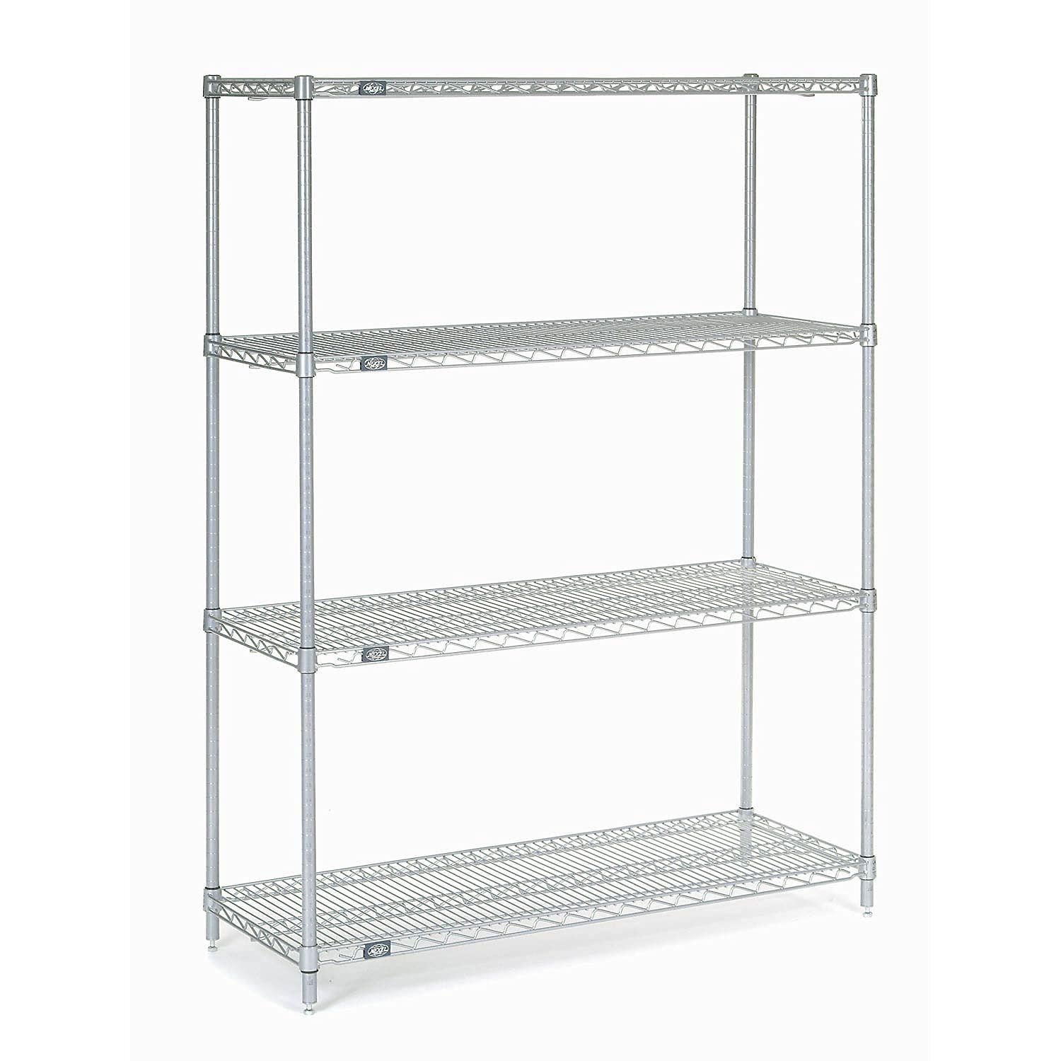 Nexel 14485C Nexel Chrome Wire Shelving, 48"W X 14"D x 54"H