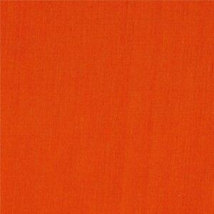 60" poly cotton broadcloth orange, fabric by the yard