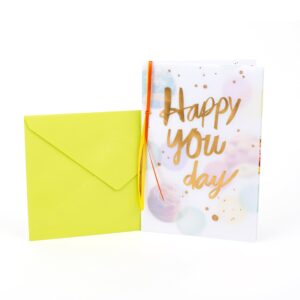 hallmark birthday card (happy you day) (0699rzb1161)