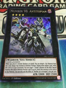 yugioh number 98: antitopian drl3-en027 secret 1st edition ^g#fbhre-h4 8rdsf-tg1327306