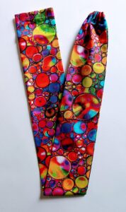 stethoscope covers handmade variety patterns colors 100% cotton scrunchie (bubbles)