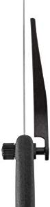 Mercer Culinary MercerSlice Right Handed Serrated Knife with Adjustable Slicing Guide, Black, 8-1/4 Inch