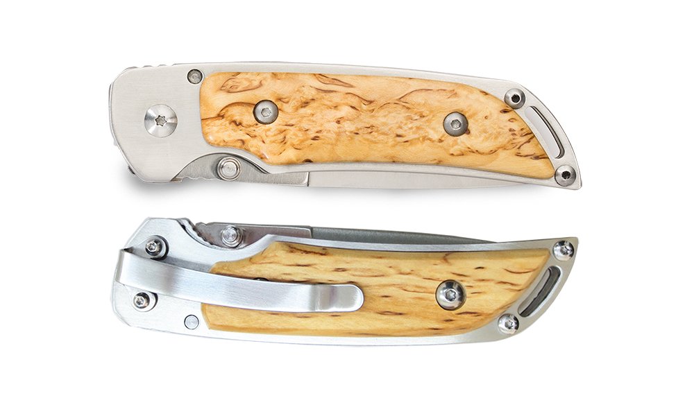 Marttiini MFK-2CB Curly Birch Folder