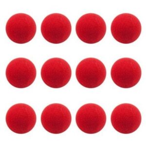 12pcs red foam clown noses for party halloween costume supplies