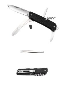 ruike multifunctional knive, black, g10 (m31-b)