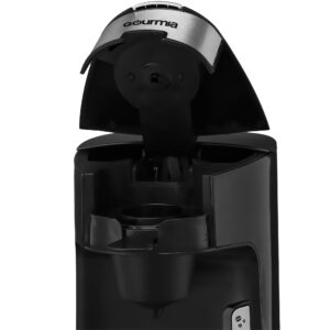 Gourmia GCM3600 3 in 1 Coffee & Tea Maker -K-Cup Pod, Loose Leaf Tea & Ground Coffee Compatible -Single Serve Machine -Automatic -Removable Filters & Adapters -16 oz Water Reservoir -1300W -Black