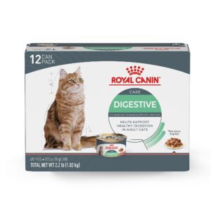 royal canin digestive care thin slices in gravy wet cat food, 3 oz can (12-count)