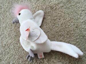 kuku ¨c cockatoo, ty beanie baby [retired 1999] .hn#gg_634t6344 g134548ty70588