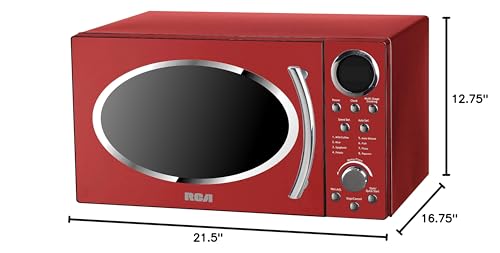 FRIGIDAIRE EMW987RED RCA RMW987-RED 0.9 cu. ft Microwave, Retro Red