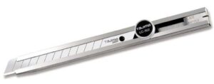 tajima lc-302 stainless steel precision craft dial lock snap-blade knife with 3 endura 3/8" x 13-point blades