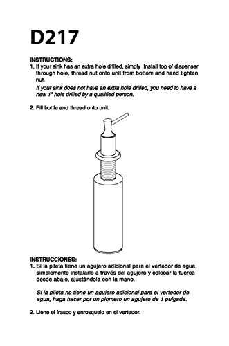 Westbrass R217-26 Kitchen Sink Deck Mounted Liquid Soap/Hand Sanitizer Dispenser with Refillable 12 oz Bottle, Polished Chrome