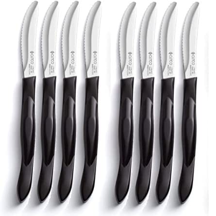 CUTCO Set of 8 Steak/Table Knives #1759 - Black