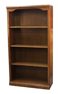 american heartland manufacturing co,. llc oak 60 inch bookcase in light