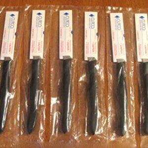 CUTCO Set of 8 Steak/Table Knives #1759 - Black