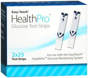 health pro blood glucose test strips (100)