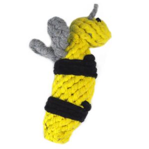 OMEM Pet Dog Chew Toy Rope Animal Little Bee Tough Teeth Cleaning for Small Dog Puppy Durable Tug Toy