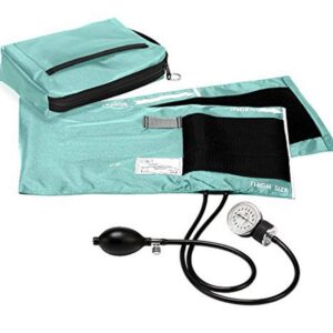 Prestige Medical Premium Adult Aneroid Sphygmomanometer, Aqua Sea, X-Large, 15.00 Ounce