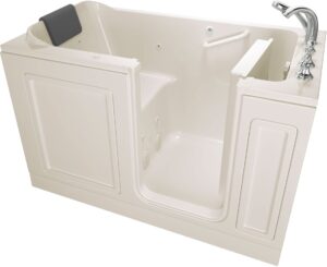 american standard 3260.219.wrl acrylic whirlpool 32"x60" right side door walk-in bathtub in linen