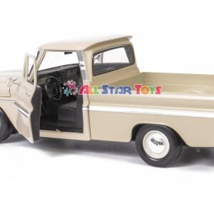 New Motormax - 1966 Chevy C10 Fleetside Pickup Cream 1:24 - 73355AC ,#G14E6GE4R-GE 4-TEW6W239922