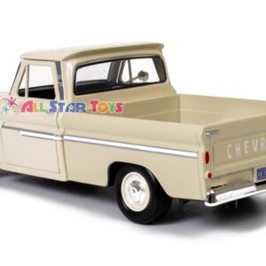 New Motormax - 1966 Chevy C10 Fleetside Pickup Cream 1:24 - 73355AC ,#G14E6GE4R-GE 4-TEW6W239922