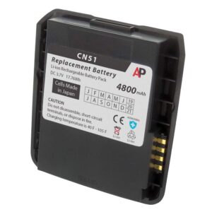 artisan power replacement battery for intermec cn51 mobile computer | lithium ion rechargeable battery | 3.7 volt | made in japan by panasonic | 4800 mah | replace oem battery number 1015ab01