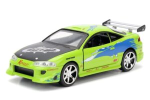 jada toys 1:32 fast & furious: furious - brian's 1995 mitsubishi eclipse diecast model car