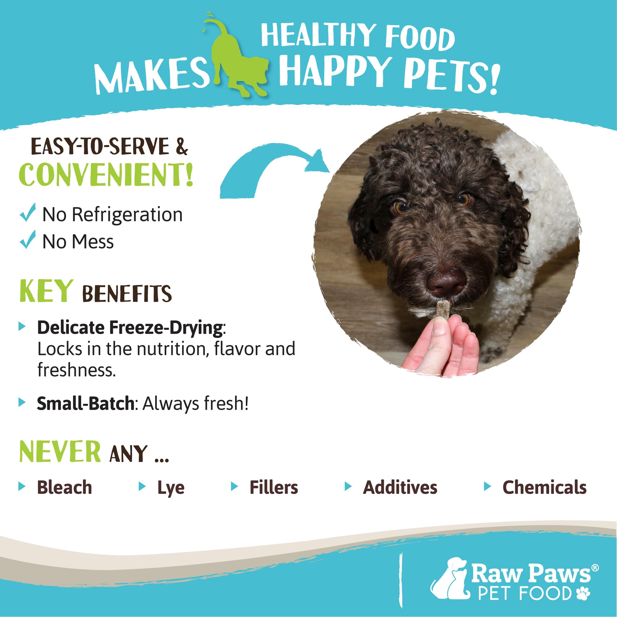 Raw Paws Freeze-Dried Green Beef Tripe for Dogs & Cats, 8-oz - Made in USA - Raw Freeze Dried Dog Treats - Free-Range Cows - Grain & Wheat Free Beef Green Tripe Cat Treats - Raw Tripe Treats for Dogs