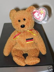 ty beanie baby ~ germania bear version 3 (single tush) germany exclusive ~ mwmt ,#g14e6ge4r-ge 4-tew6w209063