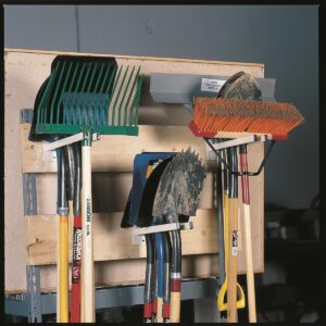 Gempler's Extra Long Tool Rack for Shovels, Spades, Rakes, and Brooms