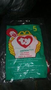 new nip mcdonalds ty beanie babies #5 pinchers lobster 1998 ,#g14e6ge4r-ge 4-tew6w279825