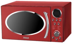 frigidaire emw987red rca rmw987-red 0.9 cu. ft microwave, retro red