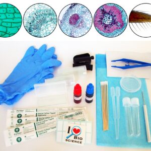 Rs' Science All-in-One Microscope Slide Preparation Kit, 40 Pieces