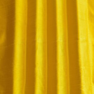 Iridescent School Bus Yellow Dupioni Silk, 100% Silk Fabric, by The Yard, 44" Wide