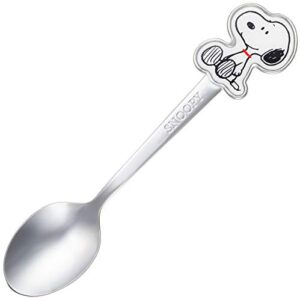 peanuts 613046 snoopy sitting stainless steel spoon, silver