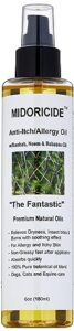 midoricide natural pet anti-itch/allergy oil- with baobab, neem and babassu- 6 oz- irritated, itchy remedy or dry skin relief for dogs and cats