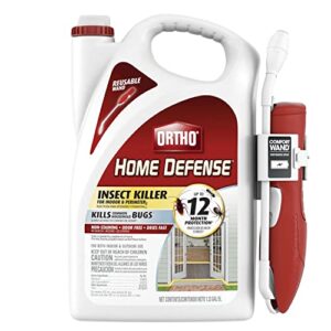 ortho home defense insect killer for indoor and perimeter2 with comfort wand, controls ants, roaches, spiders and more, 1.33 gal