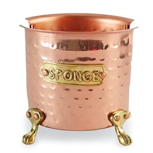 Mud Pie Kitchen Sponge Holder Caddy, Copper