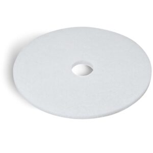 STAPLES Brighton 663605 Floor Polishing Pad 20-Inch 5/Ct White