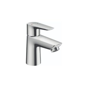 hansgrohe talis e modern easy install easy clean 1-handle 1 5-inch tall bathroom sink faucet in chrome, 71708001