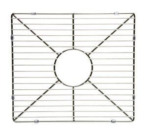 alfi brand abgr3918 stainless steel kitchen sink grid for ab3918db, ab3918arch