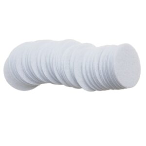 playfully ever after 2 inch white 58pc stiff felt circles