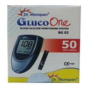 dr morepen bg03 50 glucose strips by dr dry