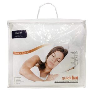 duck river textiles water resistant mattress pad twin, white